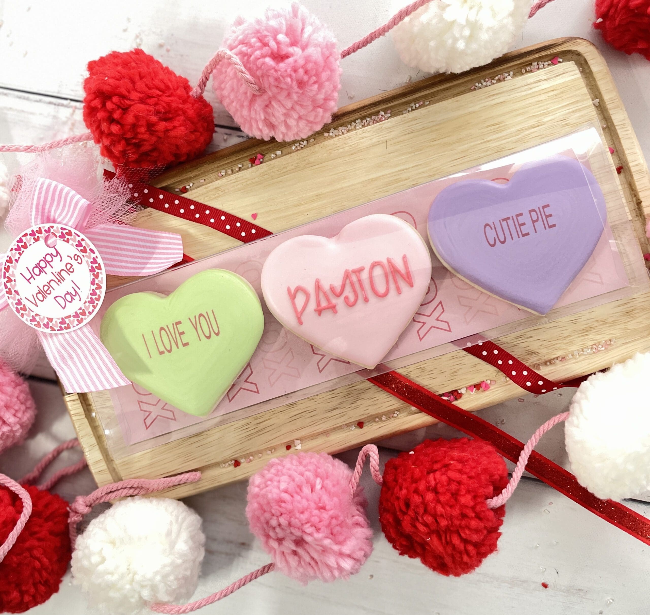 Conversation Heart Gift Set/Personalized